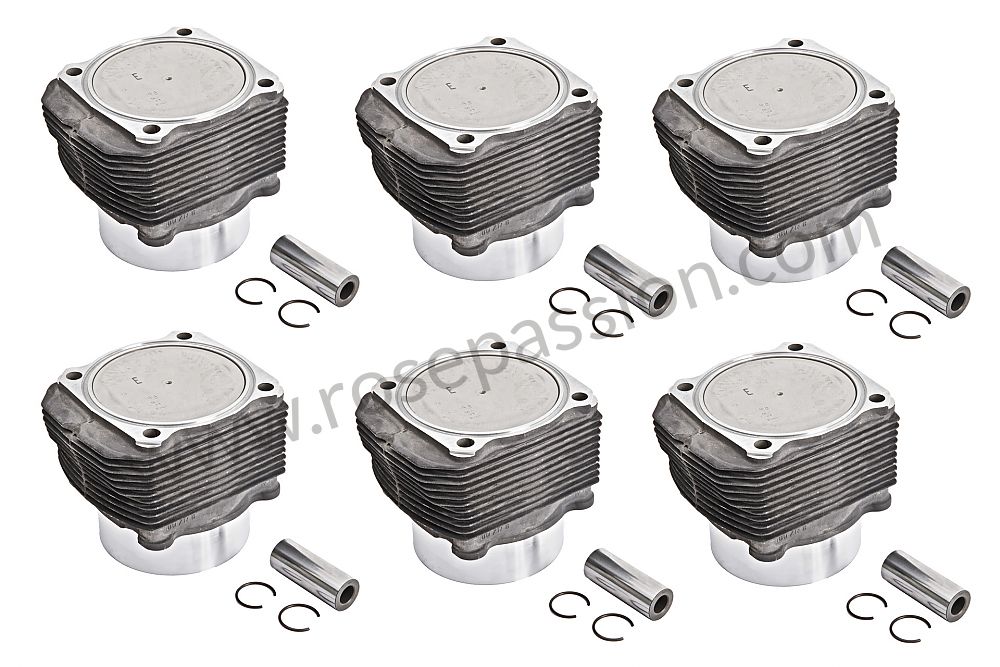 P72052 - 96410391721 - Cylinder with pistons - SET OF 6 for P72052 - 96410391721 - Cylinder with pistons - SET OF 6 for